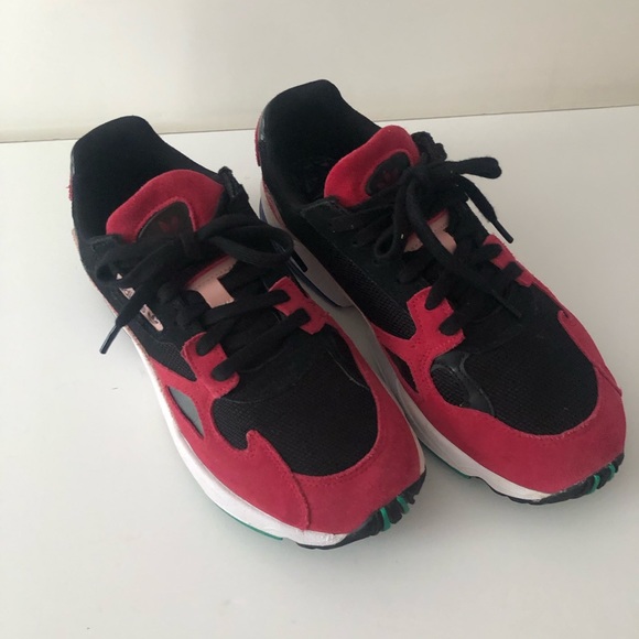 adidas | Shoes | Adidas Red And Black Sneakers | Poshmark